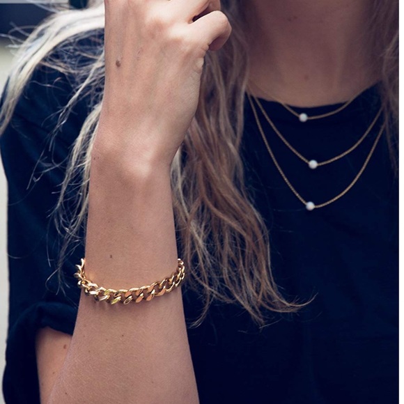 Jewelry | Nib Cuban Curb Chains In 14k Gold For Charity | Poshmark